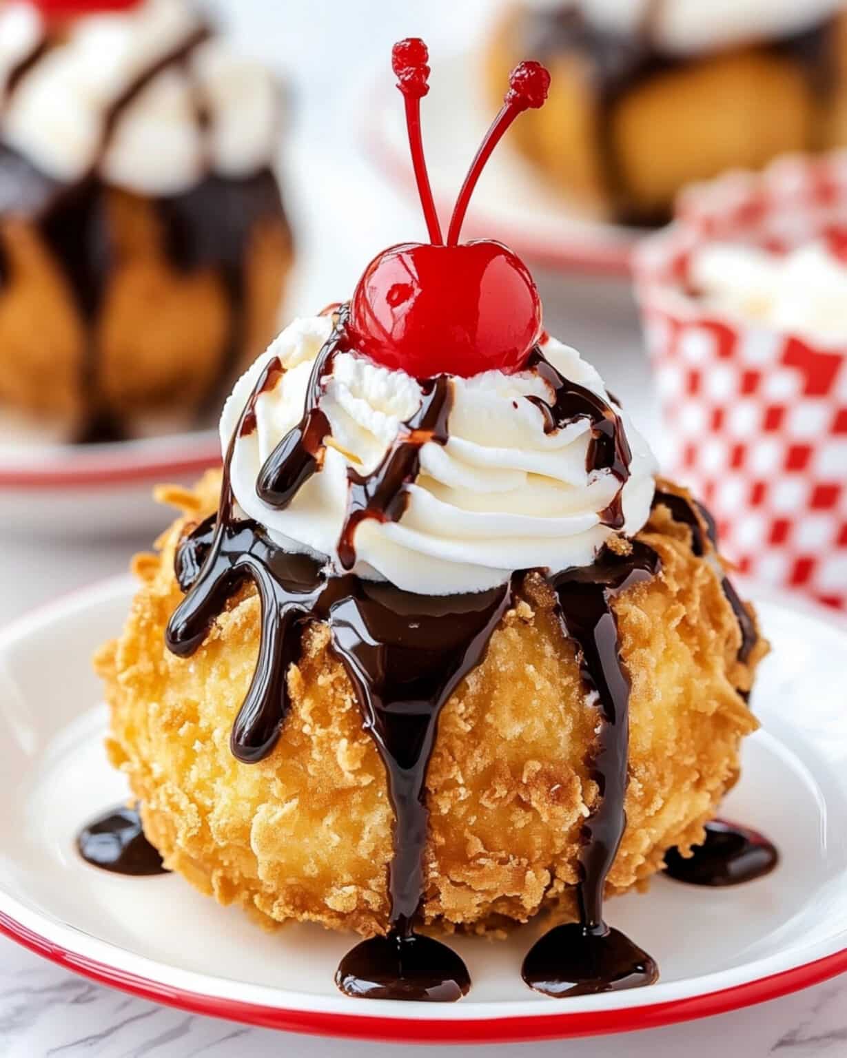Deep Fried Ice Cream Recipe - LittleSpoonBites