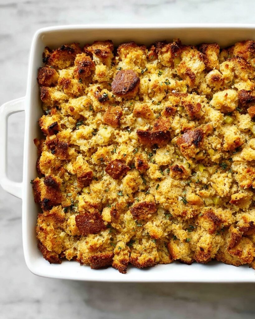 Southern-Style Cornbread Dressing: Flavorful Holiday Side Dish