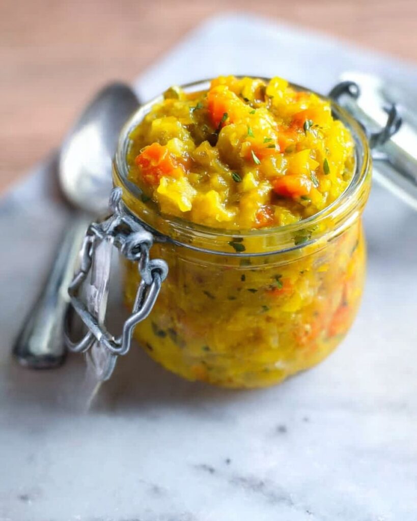 Homemade Piccalilli with Vegetables – Tangy & Crunchy Relish