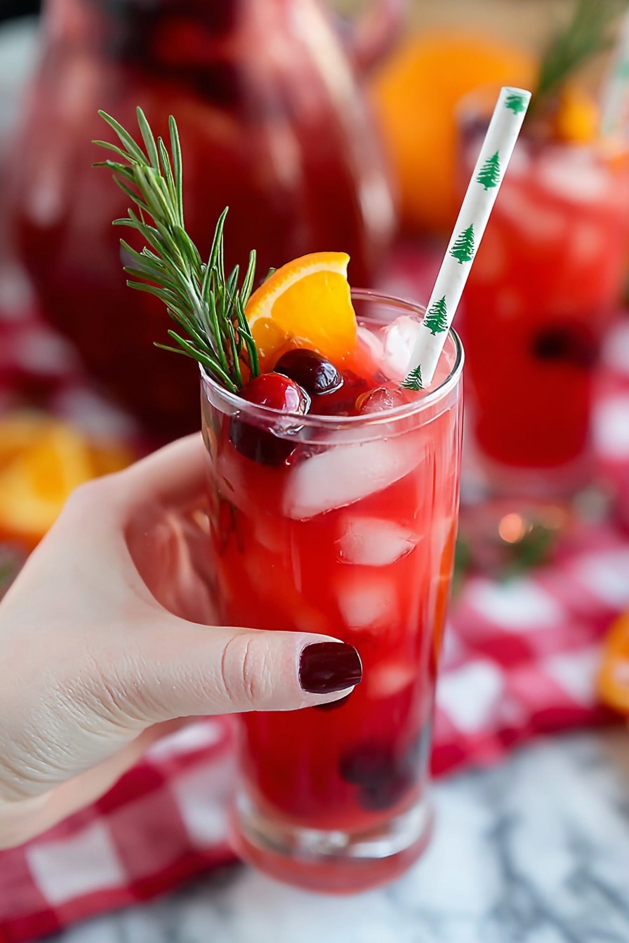 Festive Cranberry Orange Punch | Bright & Refreshing Holiday Drink