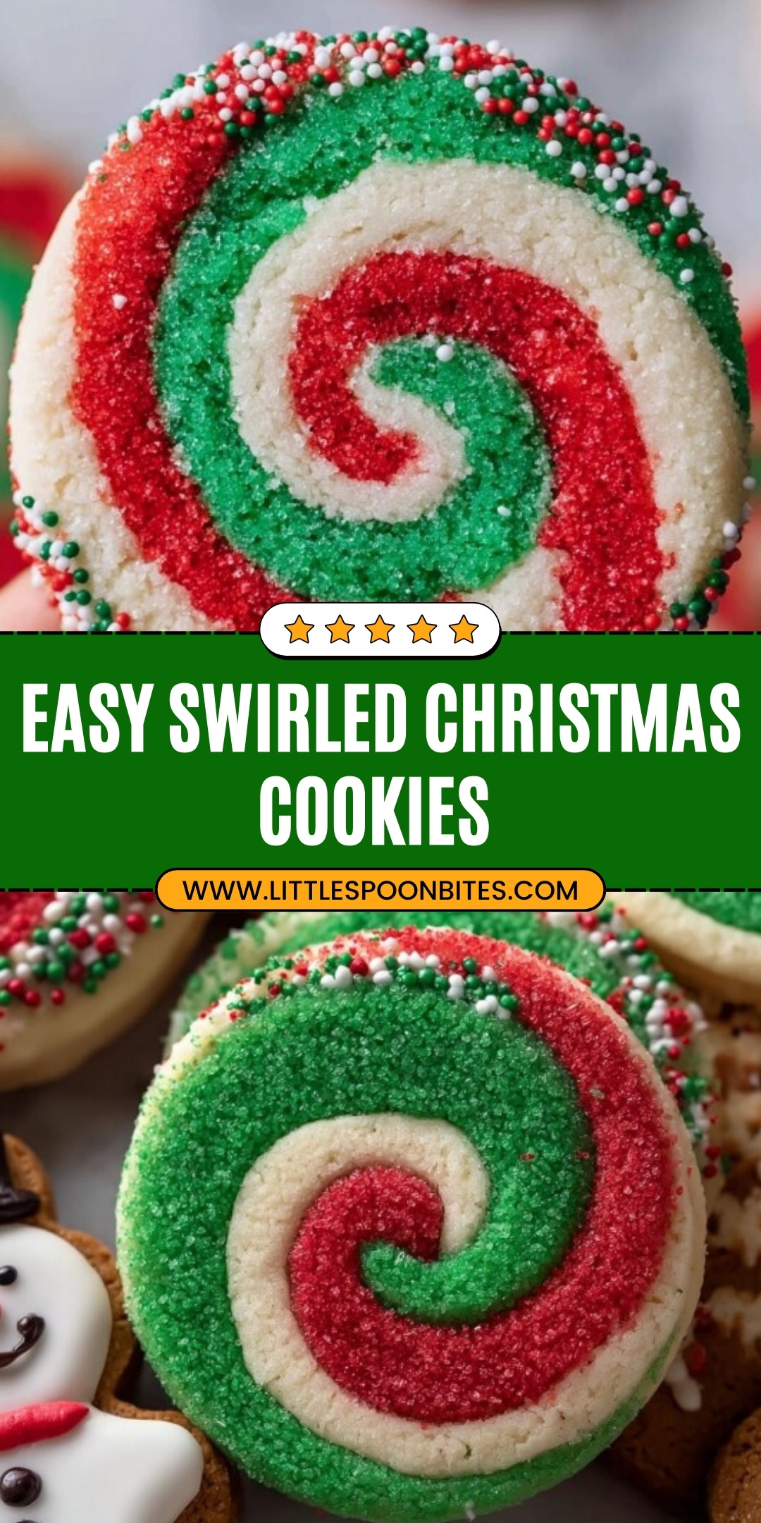 Swirled Christmas Cookie - Festive Holiday Cookie Recipe