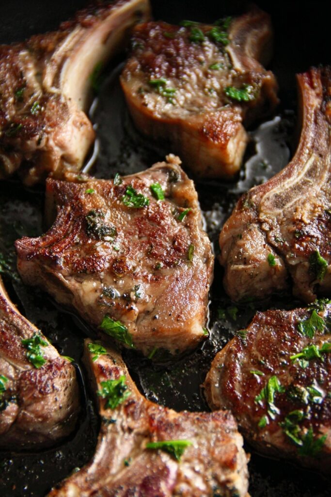 Garlic Herb Marinated Lamb Chops - Juicy & Flavorful Dinner