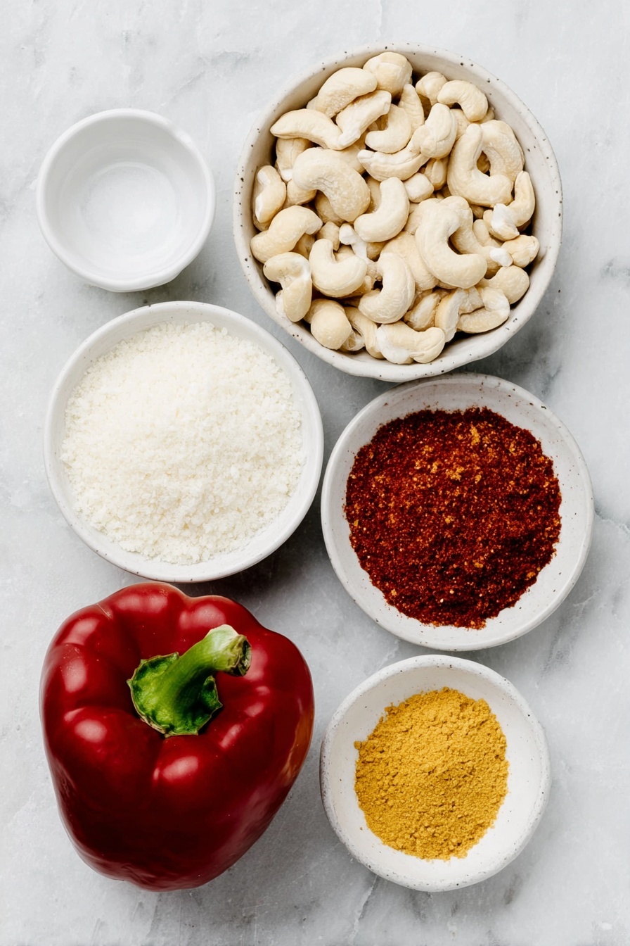 Red Pepper Cashew Alfredo Sauce: Creamy & Vegan Delight